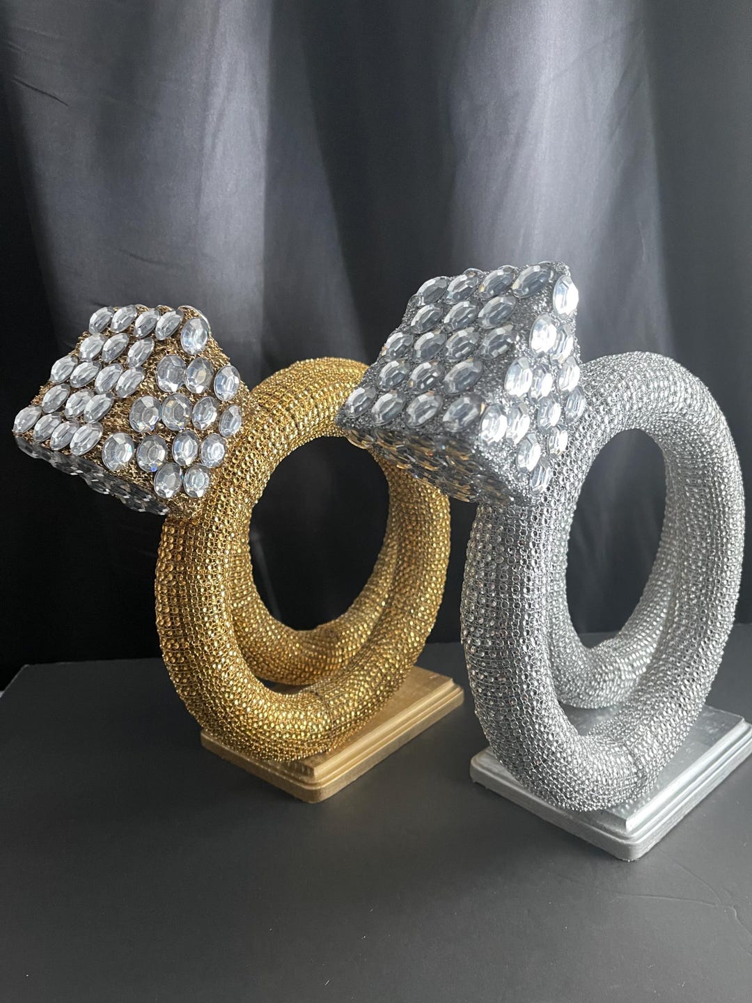 Wedding Ring Table Centerpiece Decor | Engagement Ring Centerpiece ...