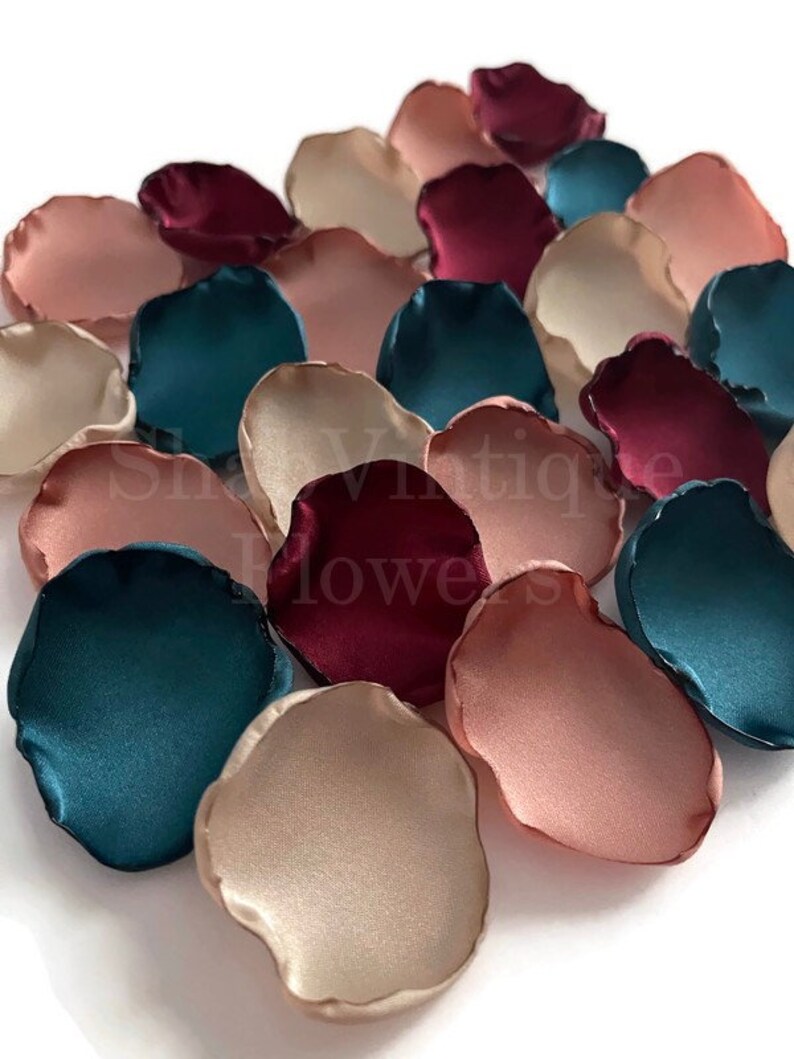 Wedding Aisle Decorations Maroon Rose Gold Teal Champagne - Etsy