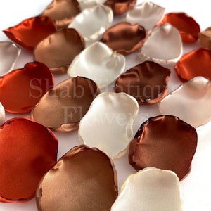 Fall Sunset Wedding Decor, Frappucino, Light Bronze, Sand, Rust, Ivory ...