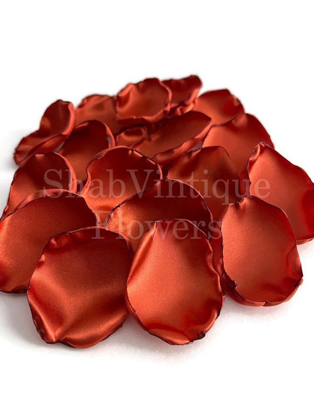 Rust Flower Petals, Rustic Wedding Decor, Flower Girl Petals, Wedding ...