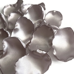 Light Silver Flower Petals, Silver Rose Petals, Anniversary Holiday ...