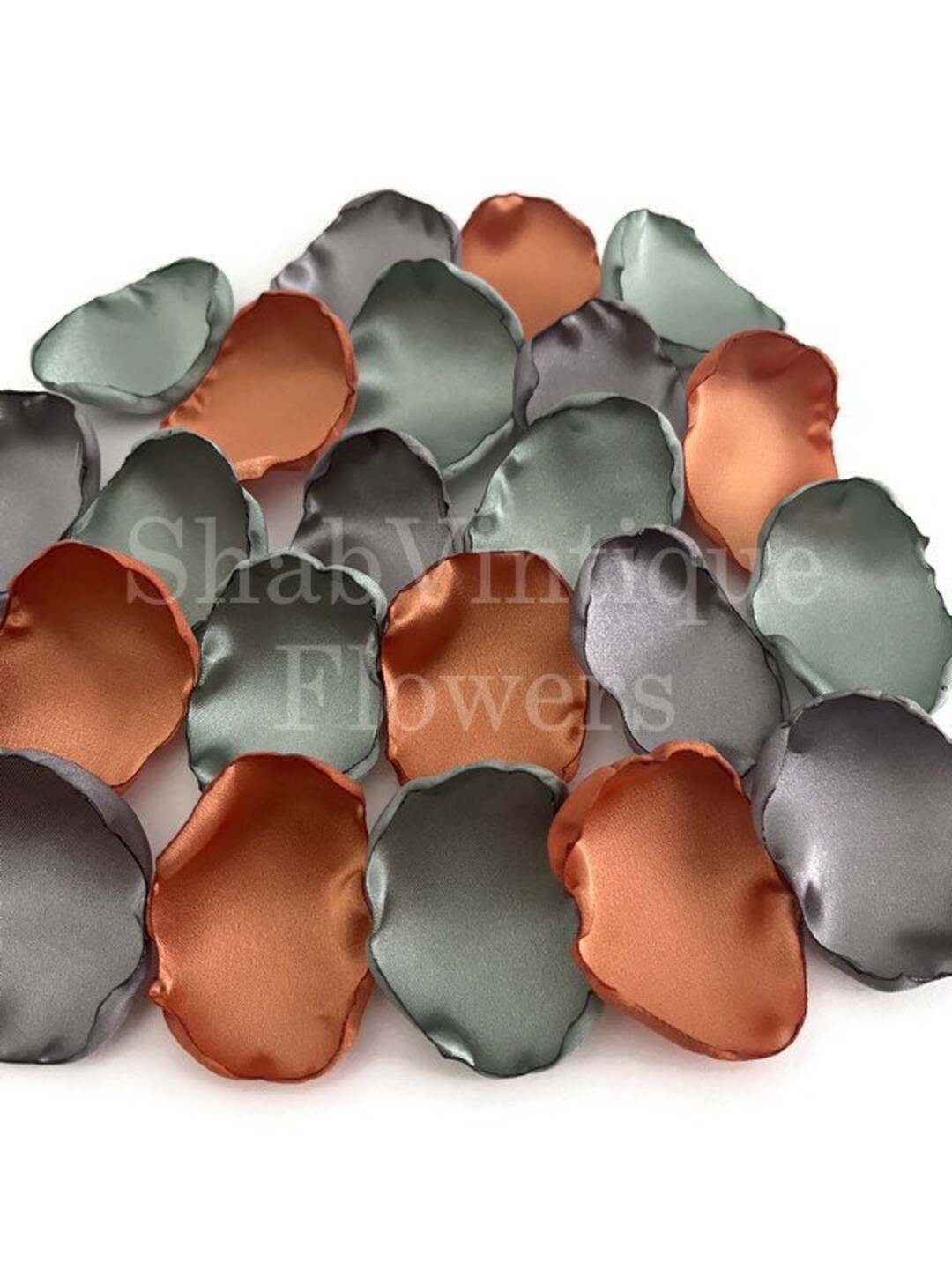 Wedding Table Decorations, Dusty Sage, Rusty Orange, and Slate Grey ...