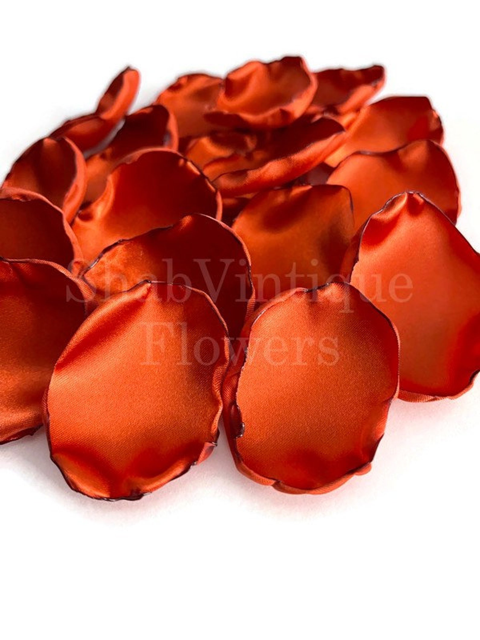Rust Flower Petals Rustic Wedding Decor Flower Girl Petals - Etsy