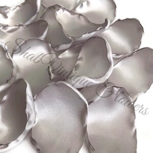 Light Silver Flower Petals, Silver Rose Petals, Anniversary Holiday ...