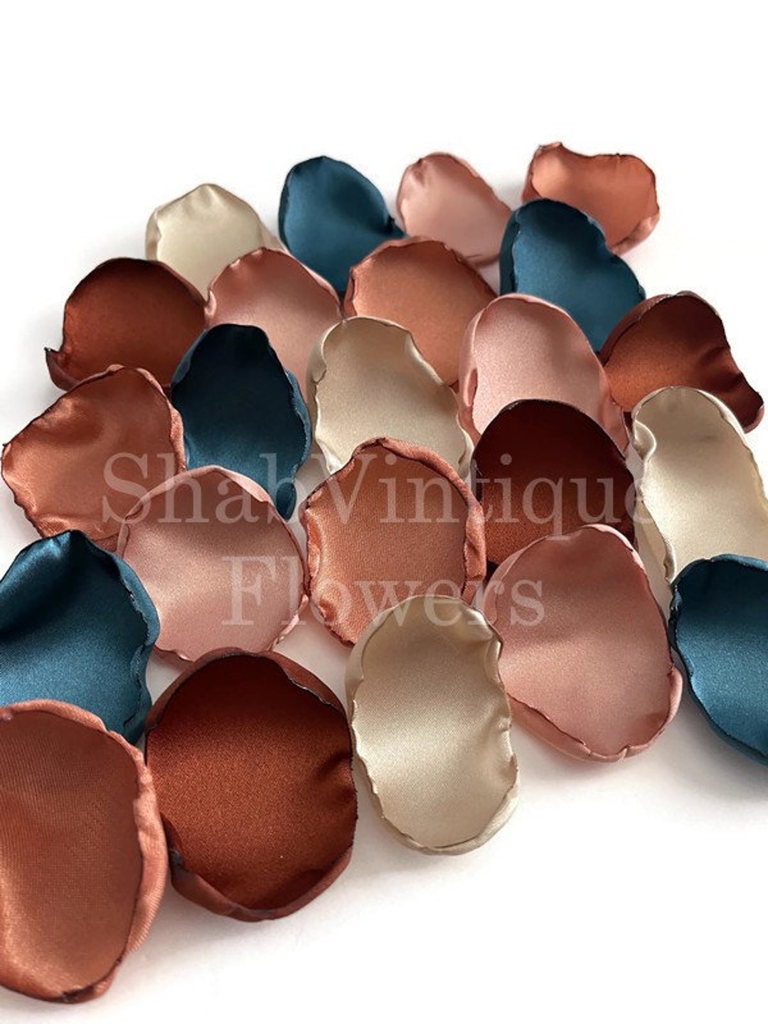 Rustic Wedding Aisle Decorations, Teal, Terracotta, Sienna, Champagne ...