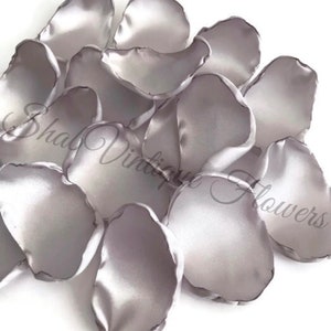 Light Silver Flower Petals, Silver Rose Petals, Anniversary Holiday ...