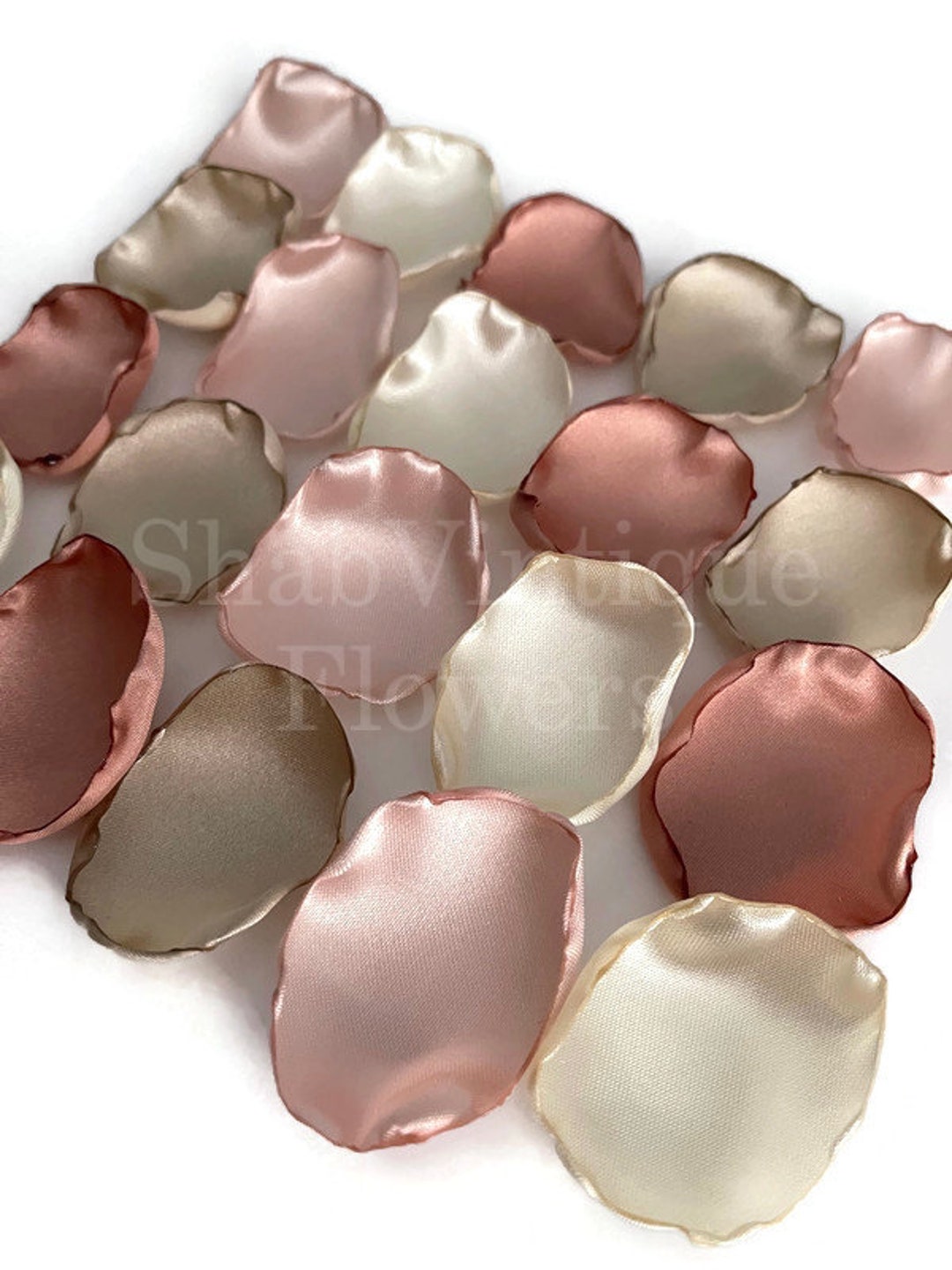 Rose Gold, Blush, Ivory, Champagne Flower Petals, Flower Girl Petals ...
