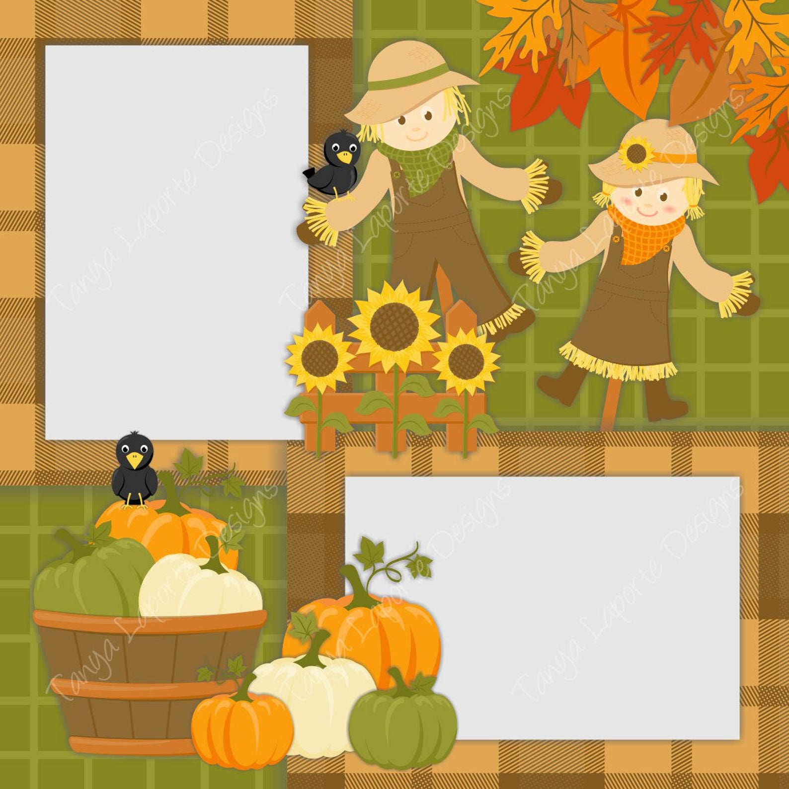 Fall Clipart Autumn Clipart Set Digital PNG Files - Etsy Australia