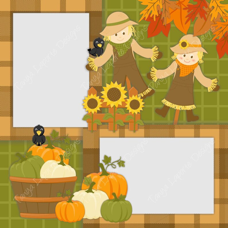 Fall Clipart Autumn Clipart Set Digital PNG Files - Etsy Australia