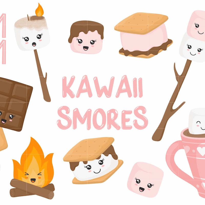 Smore Clipart - Etsy