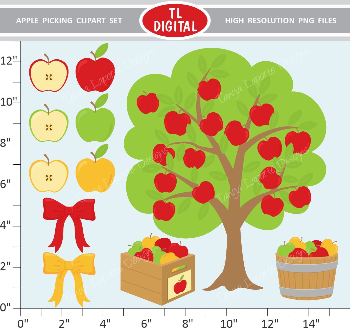 Apple Harvest Clipart