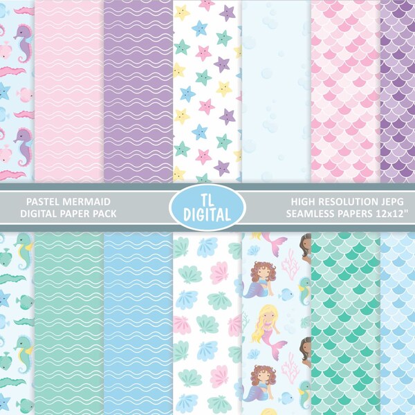 Mermaid Sea Horse - Etsy