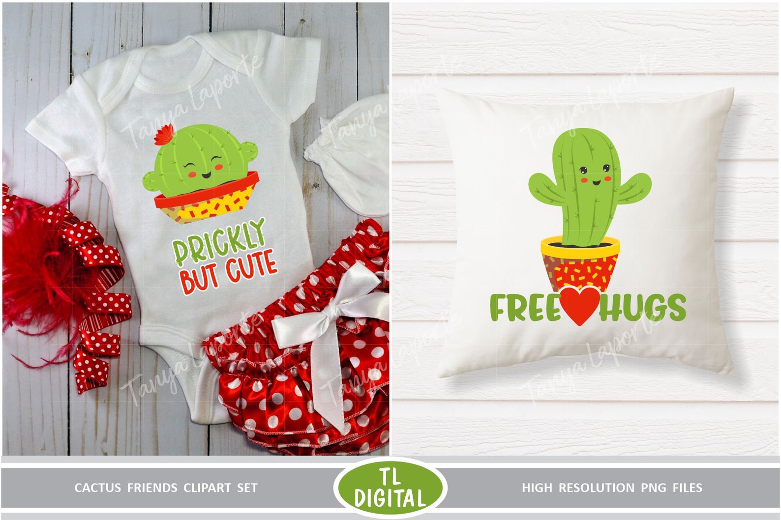 Cactus Friends Clipart Set 20 Illustrations Digital PNG - Etsy Australia