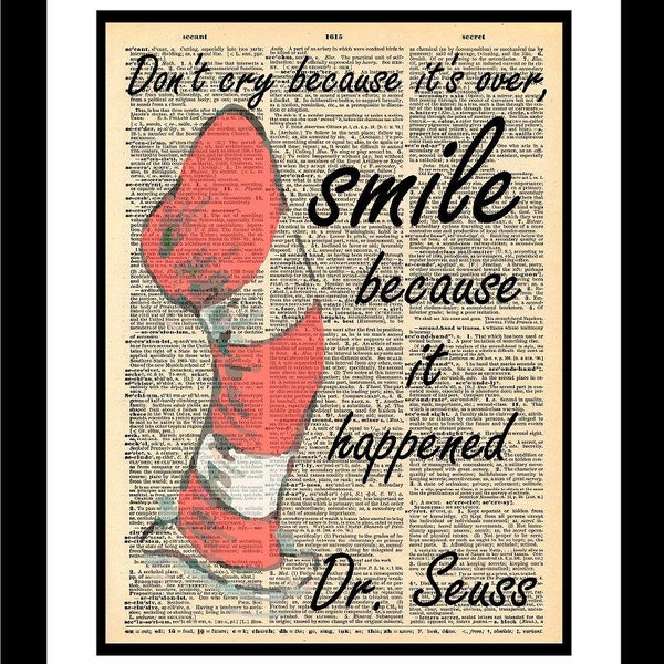 Dr Seuss Quote Print - Etsy