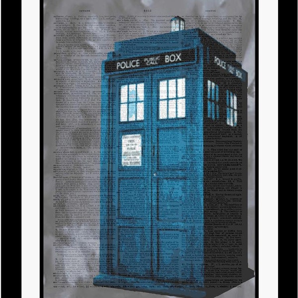 Tardis Wall Decal - Etsy