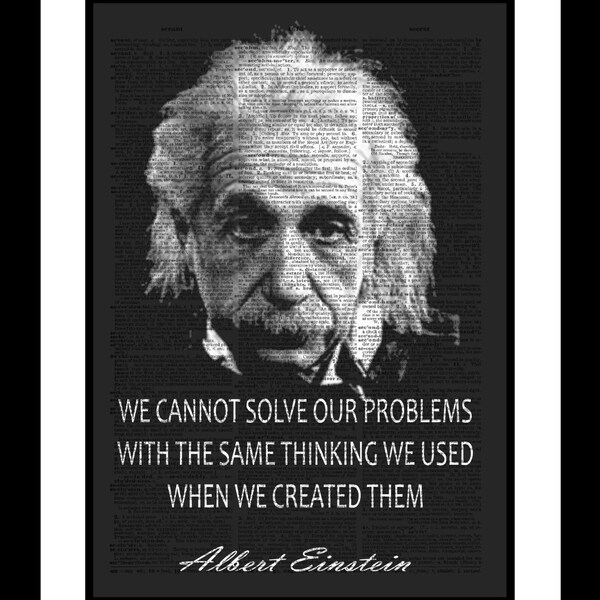 Einstein Quote - Etsy