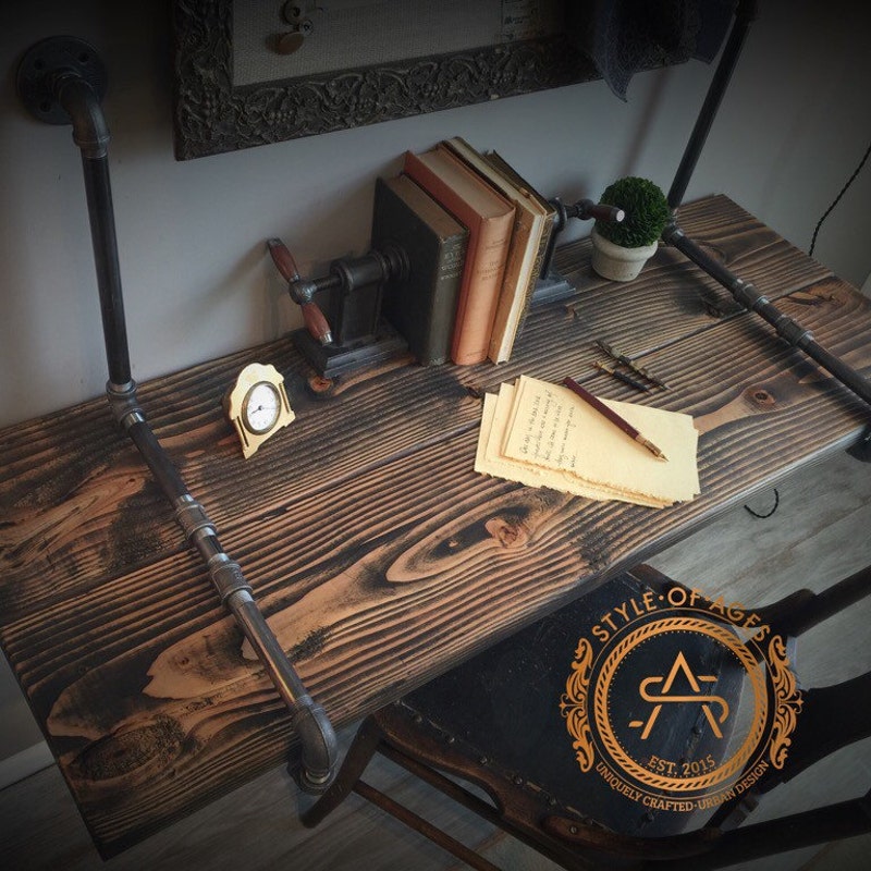 Pipe Desk - Etsy