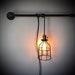 Caged Light Pendant Bar Pair or Single Plug-in FREE SHIPPING Filament ...