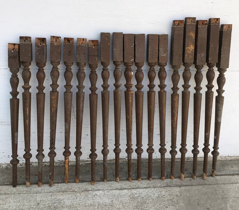 Antique Stair Balusters / Architectural Salvage / Wooden - Etsy