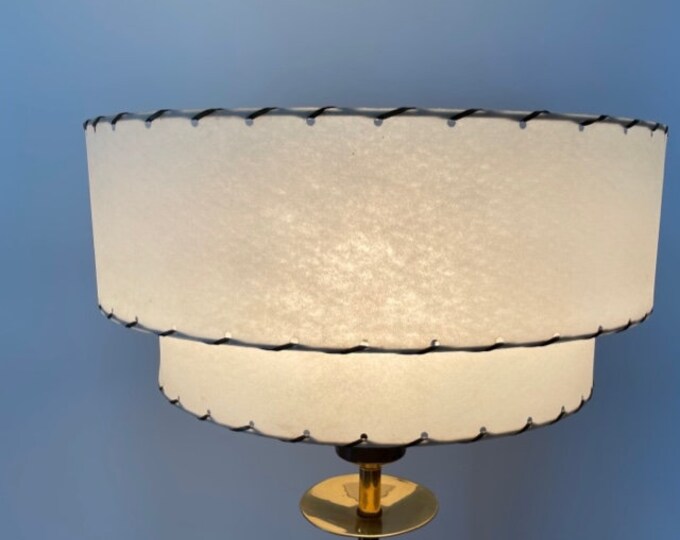 Vintage Fiberglass 2 Tier Lamp Shade/ Midcentury / MCM - Etsy