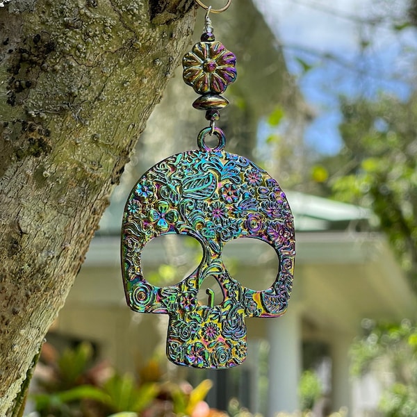 Sugar Skull Ornament - Etsy
