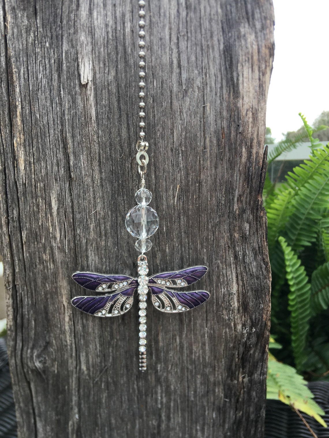 Dragonfly Fan Pull or Light Pull | Dragonfly Decor - Etsy