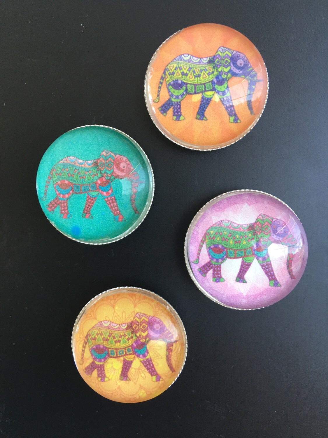 Elephant Magnets Set Indian Elephant Elephant Gift | Etsy
