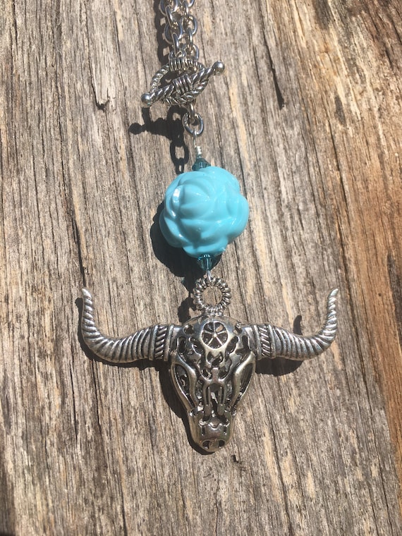 ROSIE Cattle Car Charm Cow Skull Car Charm Western Car | Etsy