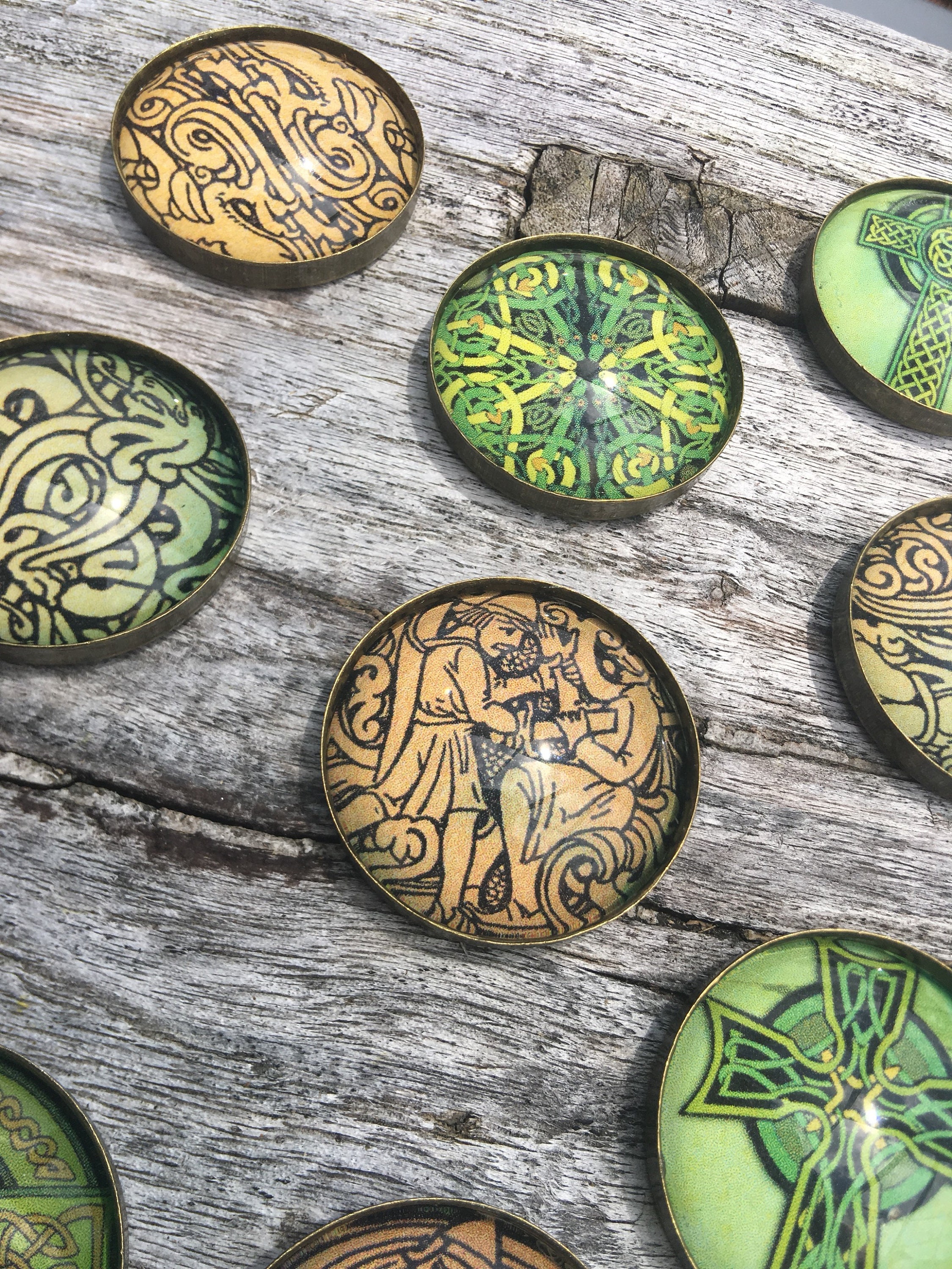 CELTIC Magnet Set | Celtic Cross | Celtic Knot | Irish | Vintage Irish ...