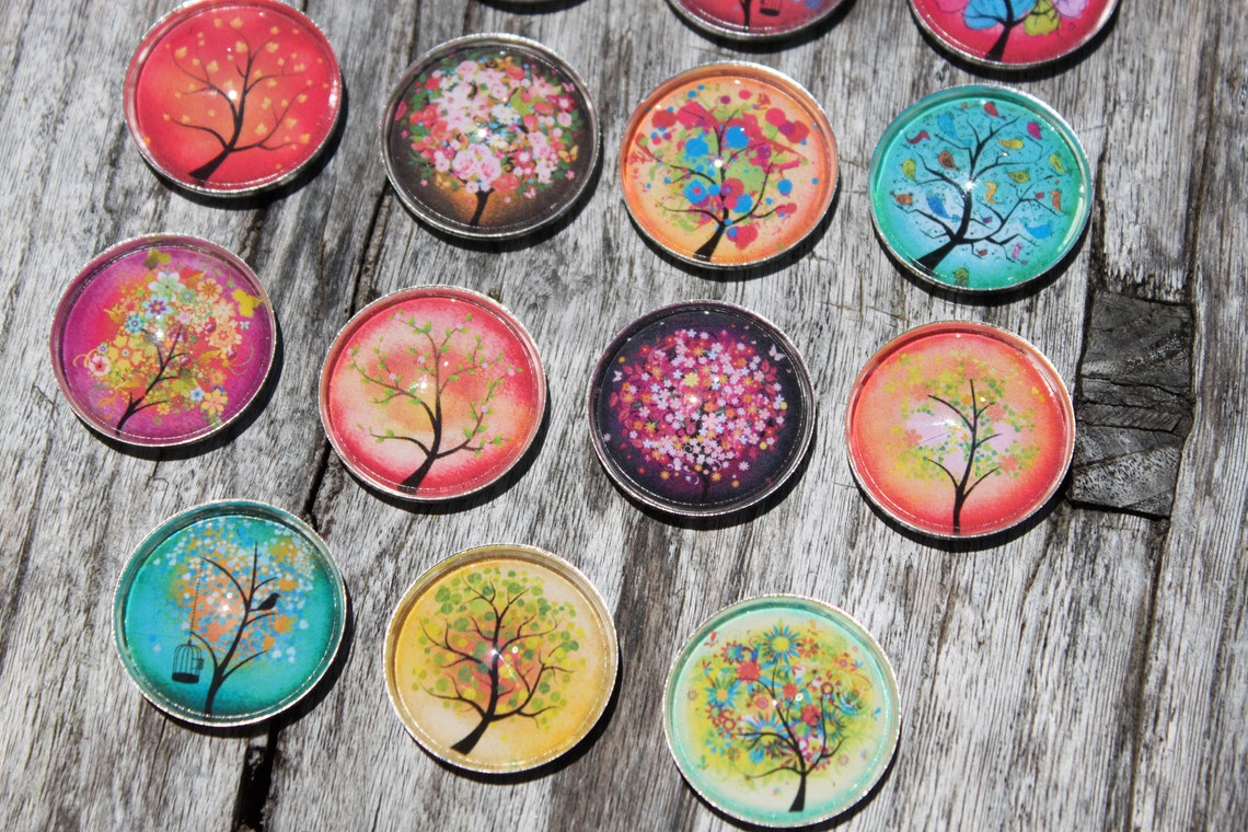 Tree of Life Magnets | Teacher Gift | Housewarming Gift | Party Favor ...