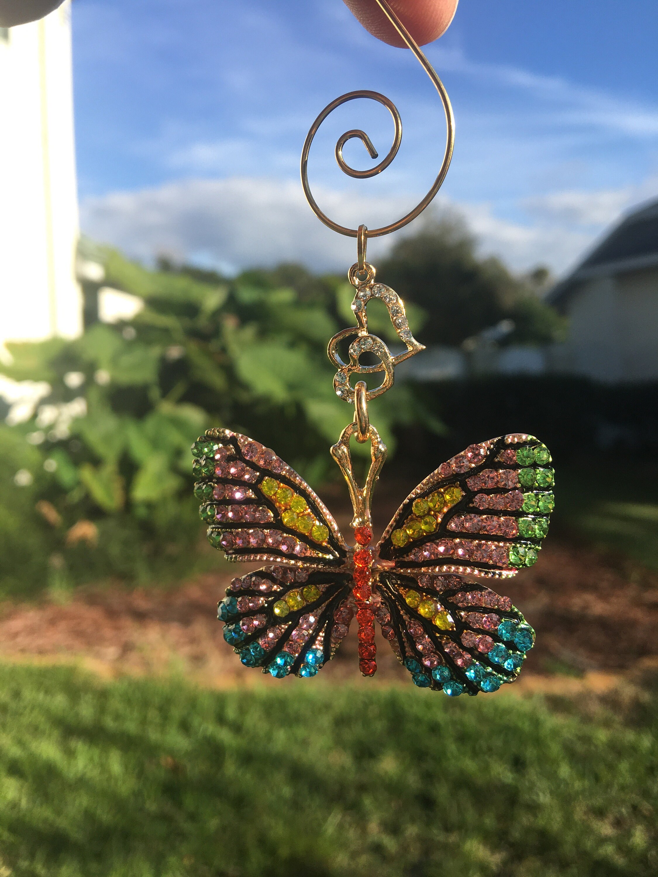 CHRISTMAS SPRING Butterfly Christmas Ornament Butterfly | Etsy