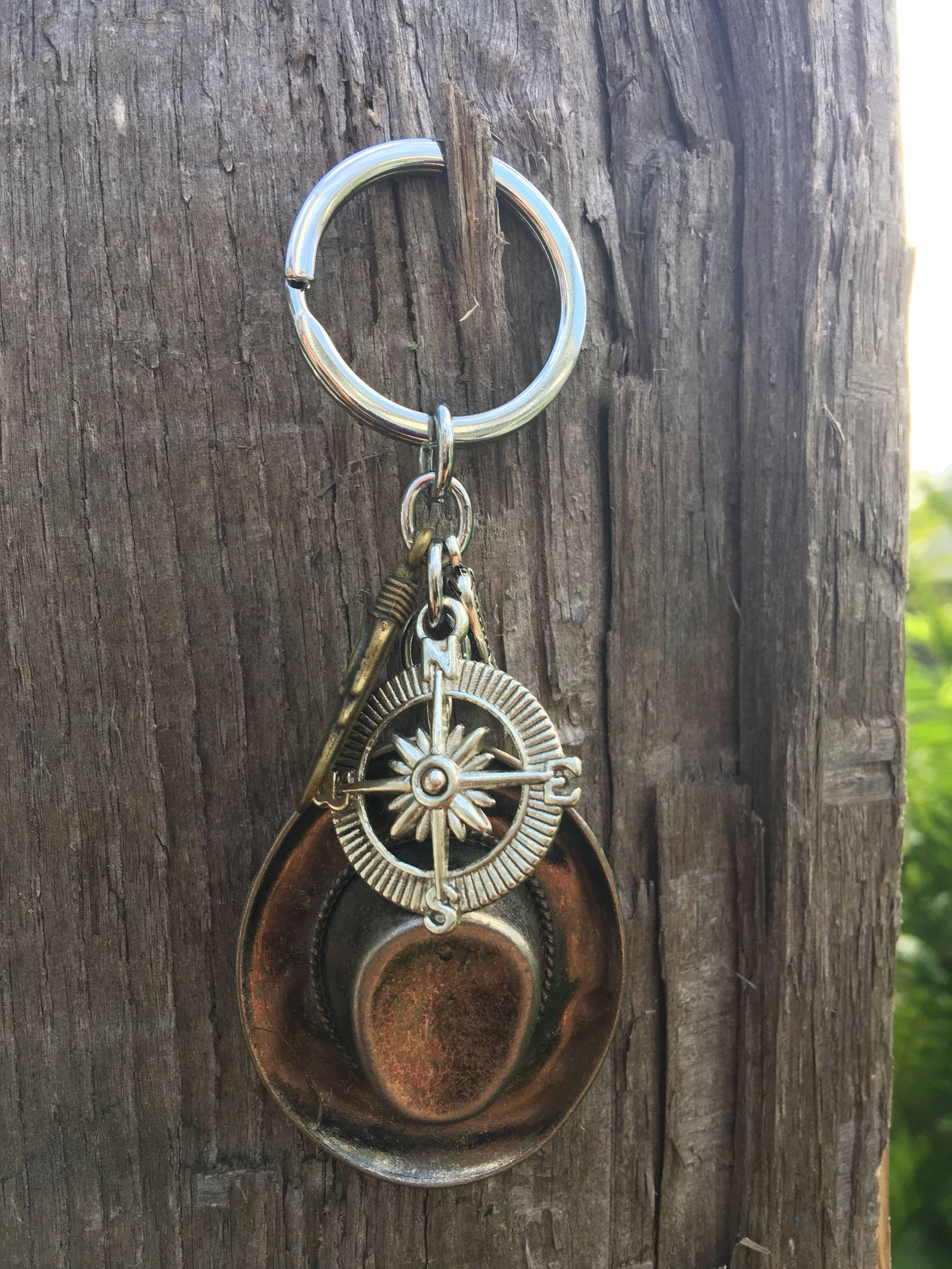 WANDERLUST Key Chain | Cowboy Key Chain | Ranch | Western Key Chain ...