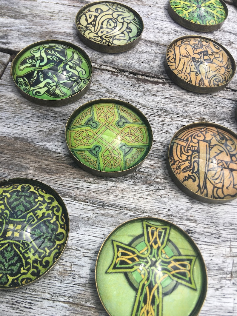 CELTIC Magnet Set | Celtic Cross | Celtic Knot | Irish | Vintage Irish ...