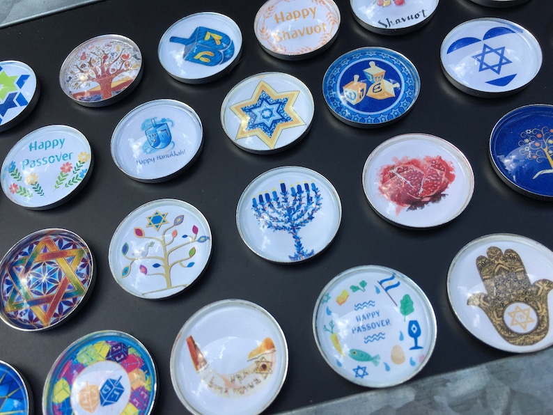 Jewish Refrigerator Magnets | Housewarming Gift | Jewish Faith Gift ...