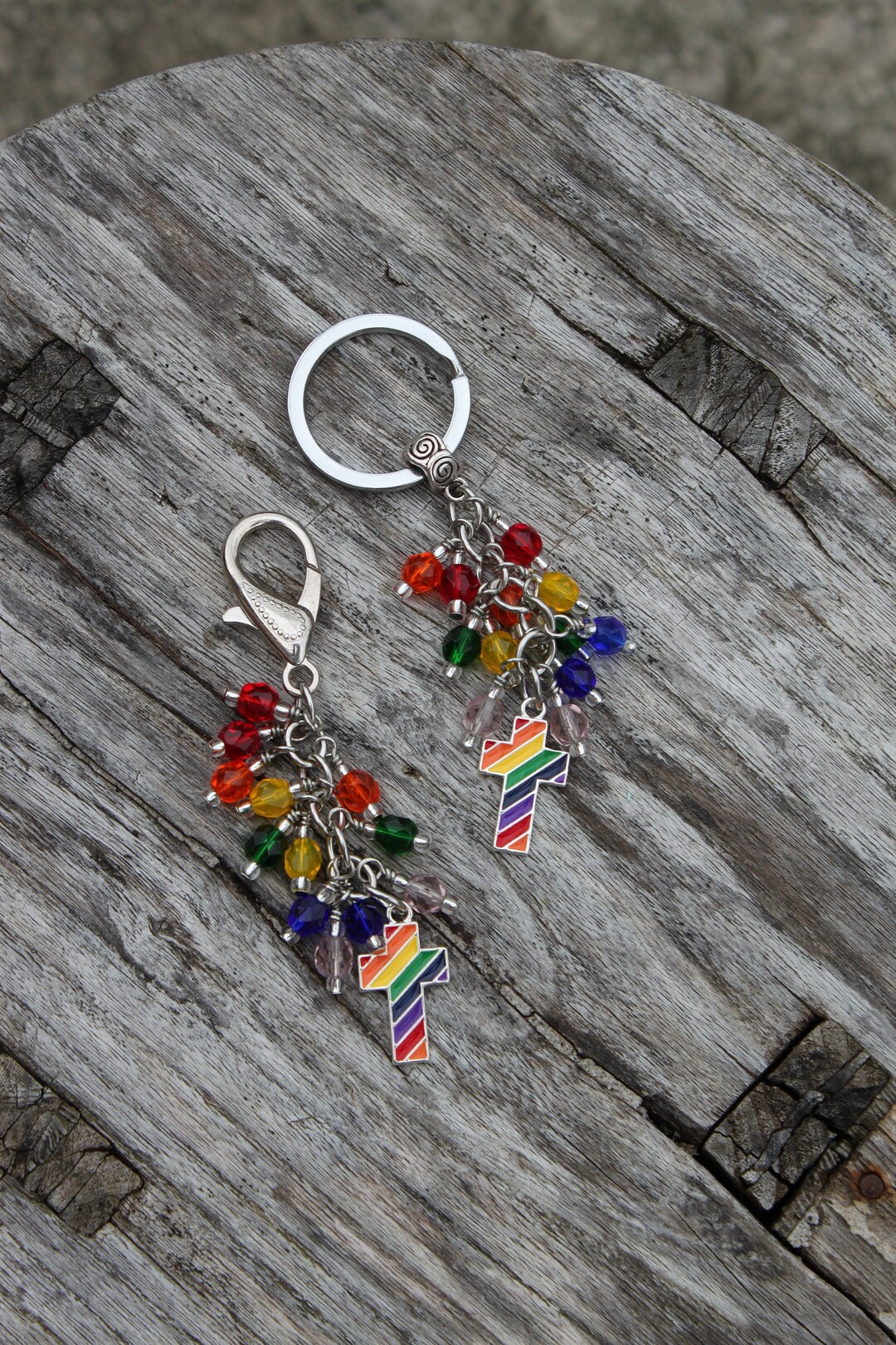 LGBTQ Pride Keychain | LGBTQ Purse Charm | Lesbian | Gay | Bisexual ...