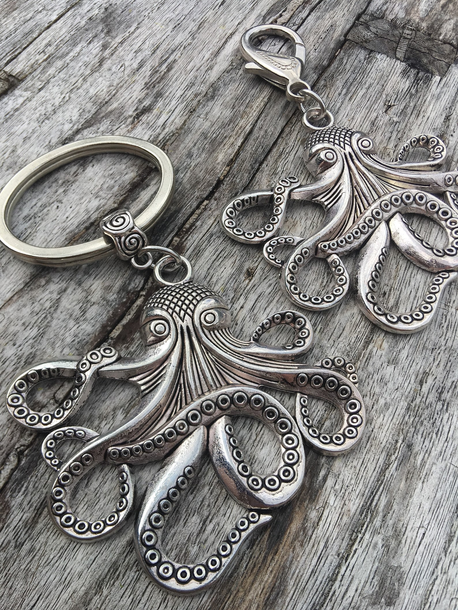 Octopus Key Chain | Octopus Key Ring | Octopus Purse Charm | Stocking ...