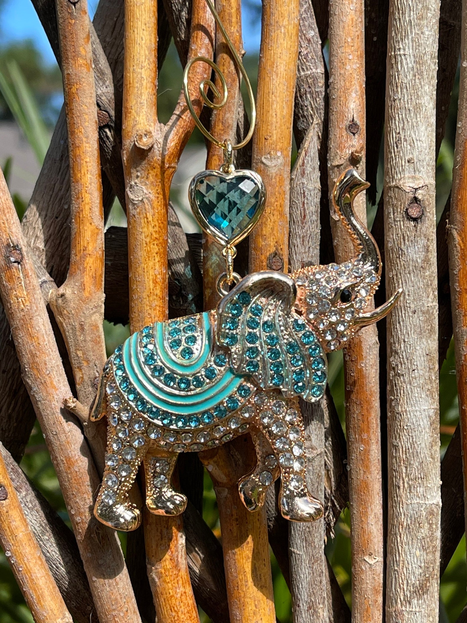 The TRUMPETER ELEPHANT Christmas Ornament Elephant - Etsy