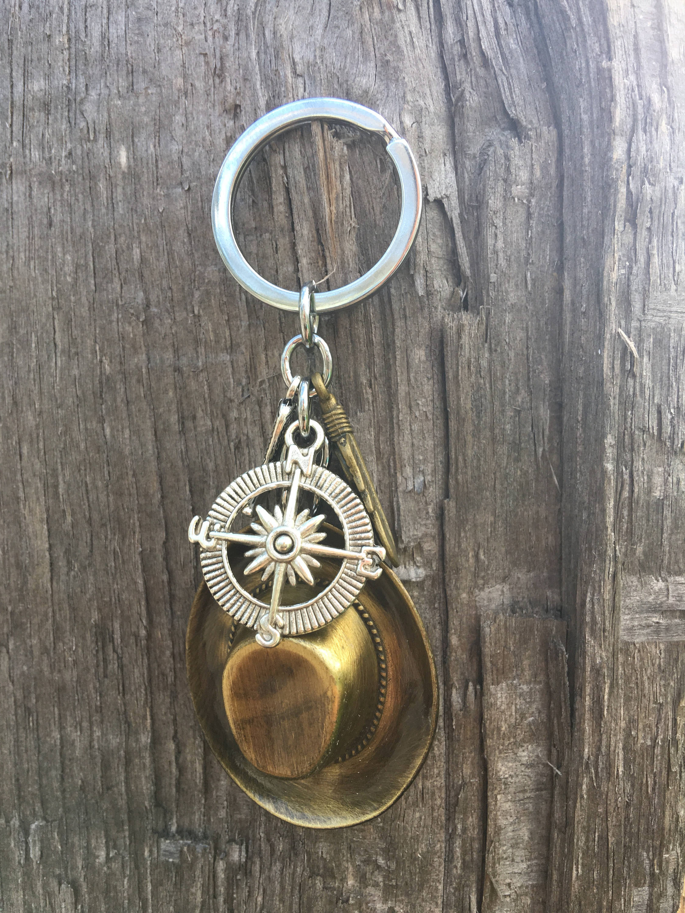 WANDERLUST Key Chain | Cowboy Key Chain | Ranch | Western Key Chain ...
