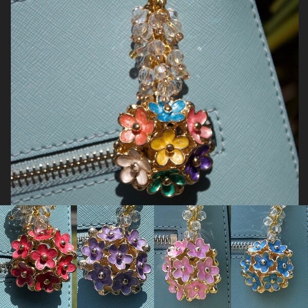 Flower Purse Charm - Etsy
