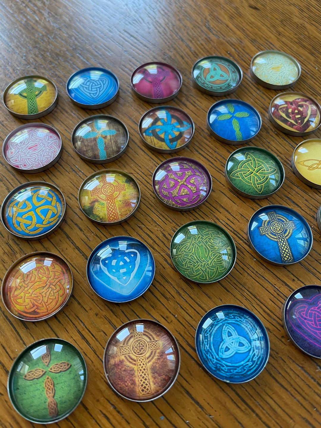 CELTIC Magnet Set | Celtic Cross | Celtic Knot | Irish | Vintage Irish ...