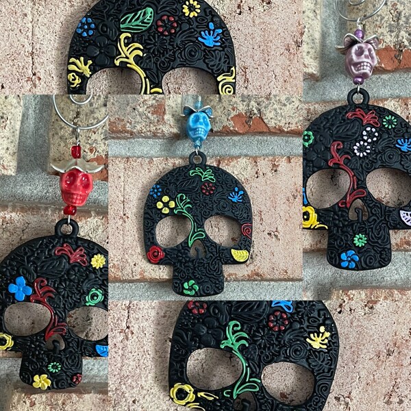 Sugar Skull Ornament - Etsy