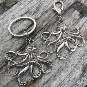 Octopus Key Chain | Octopus Key Ring | Octopus Purse Charm | Stocking ...