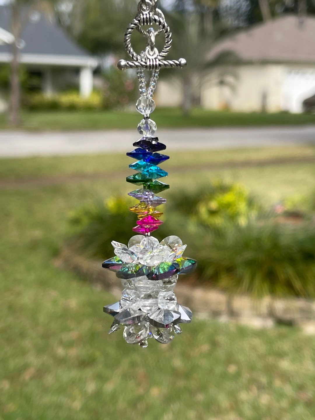 Lotus Flower Car Charm | Lotus Flower Fan Pull | Lotus Flower ...