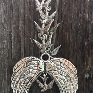 Angel Wing Car Charm | Bird in Flight Car Charm | Bird Feather Car ...