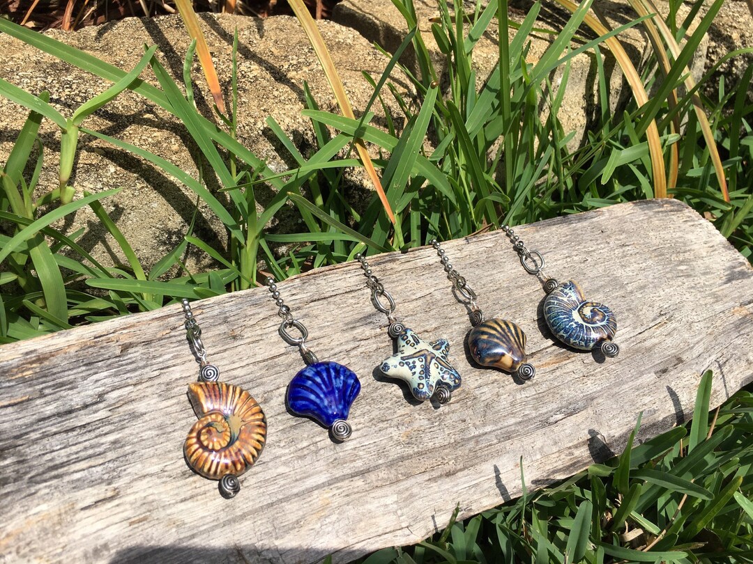 SEASHELLS Fan Pull | Ocean Decor | Coastal Living | Beach House ...