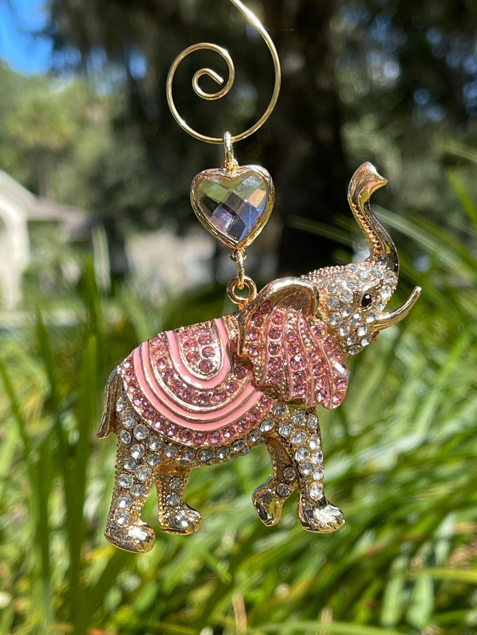 The TRUMPETER ELEPHANT Christmas Ornament Elephant - Etsy
