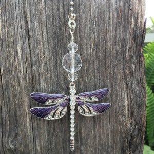 Dragonfly Fan Pull or Light Pull Dragonfly Decor - Etsy