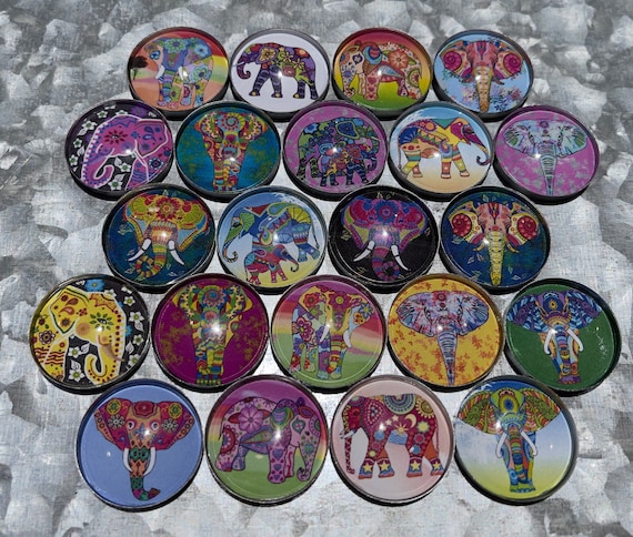 Elephant Magnets Set Indian Elephant Elephant Gift - Etsy