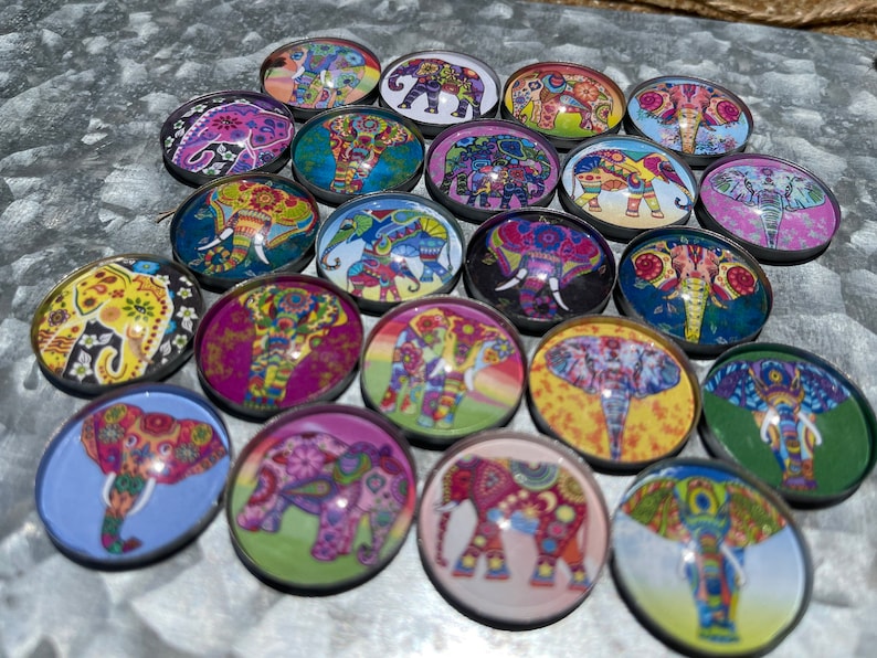 Elephant Magnets Set | Indian Elephant | Elephant Gift | Housewarming ...
