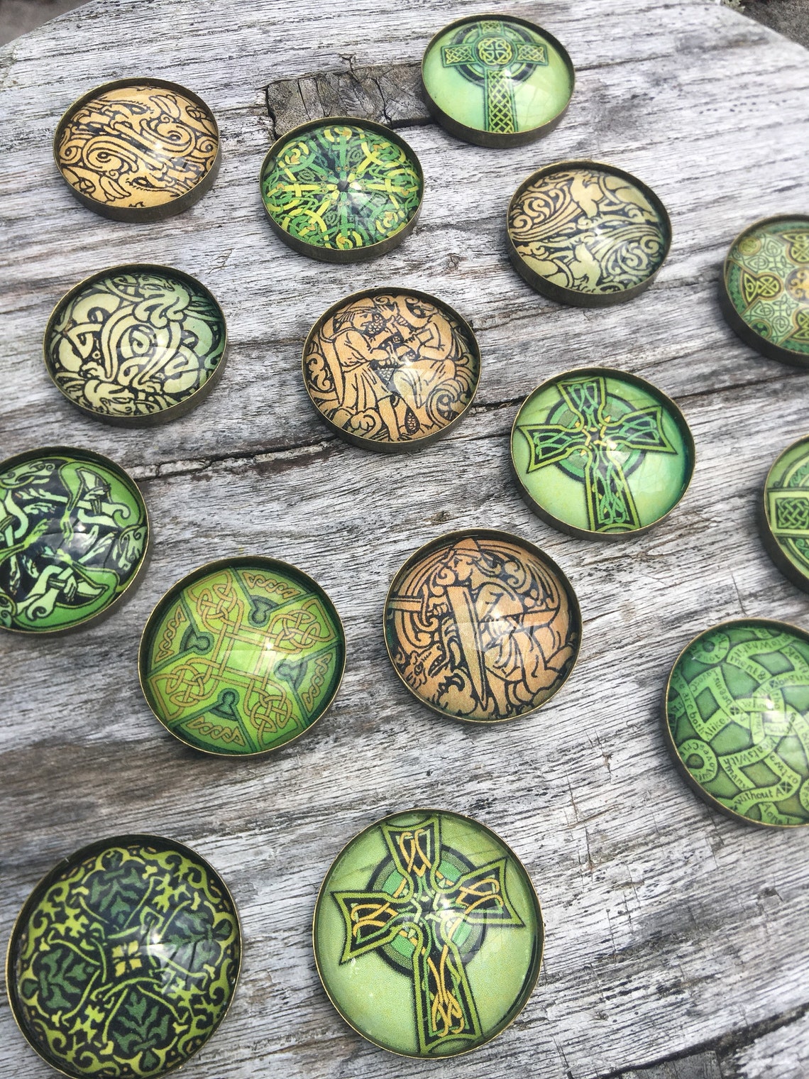 CELTIC Magnet Set | Celtic Cross | Celtic Knot | Irish | Vintage Irish ...